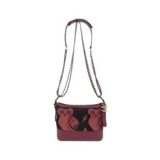 Chanel Pre-owned Vintage Canvas Bucket Schultertasche - - Pre-owned - Damen - Rot - ONE SIZE