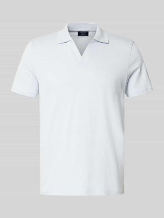 Mc Neal Slim Fit Poloshirt mit V-Ausschnitt