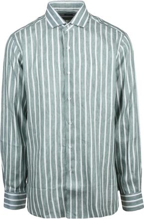 Barba Homme, Chemises, Vert, Taille: M Chemise