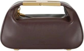 Elisabetta Franchi Femme, Sacs, Brun, Taille: ONE Size Hobo Bag
