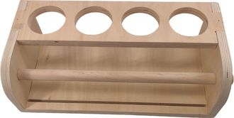 Generic Rollenpapierst&auml;nder - Bambuszylinder, Vertikales Gestell, Papierr&ouml;hrenorganisator, Display F&uuml;r Handwerksmaterialien | Freistehende Bambusplatte f&uuml;r Ma