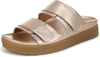 Vionic Sandales Riviera Slide pour femme, Cuir m&eacute;tallique bronze, 38 EU