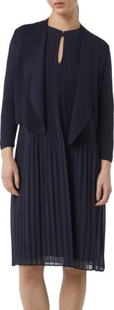 Comma Feinstrick-Cardigan mit Ajour-Detail