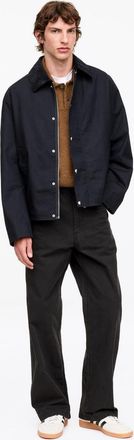 Arket Lockere Canvas-Hose -Schwarz