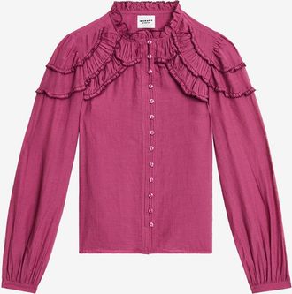 Isabel Marant Blouse Christa - Femme - Rose - Taille 34 - Marant Étoile
