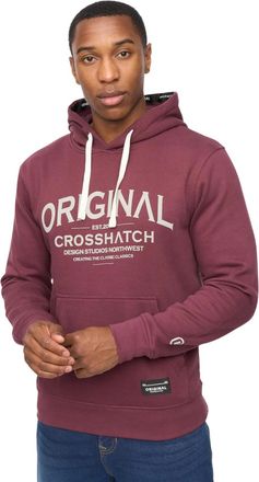 Crosshatch Vintarge Kapuzenpullover f&uuml;r Herren (Rum Rosinen)