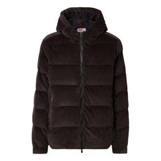 MC2 Saint Barth Giacca imbottita con cappuccio Maier Pocket Corduroy - - Jackets - Herren - Braun - XL
