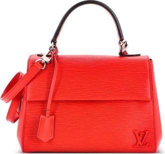 Louis Vuitton Cluny Top Handle Bag Epi Leather BB satchel - Rouge