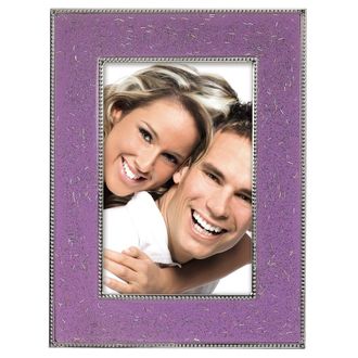 Hama 00063952 Porträtrahmen Luzern, lila, 10 x 15 cm