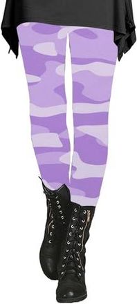 Generic Legging de course pour femme - Taille haute - Camouflage - Pantalon de yoga - Pantalon de yoga - Pantalon de survêtement épais - Pantalon de détente -