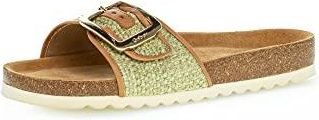 Gabor Mules pour femme, à enfiler, Roseau vert cognac, 40 EU