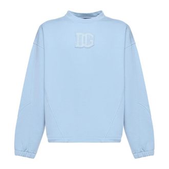 Dolce & Gabbana Treated Cotton Sweatshirt - - Sweatshirts & Hoodies - Herren - Blau - L