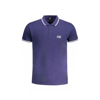 Cavalli Kurzarm Poloshirt - - Tops - Herren - Blau - M
