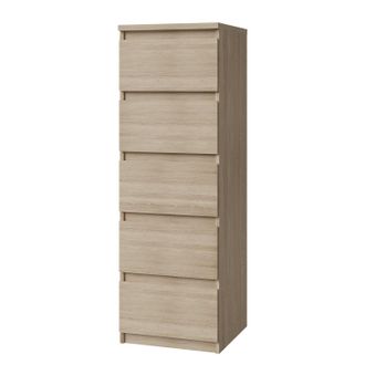 Loftscape home24 Kommode VI 42 x 128 x 42cm Braun/Eiche Sonoma Dekor