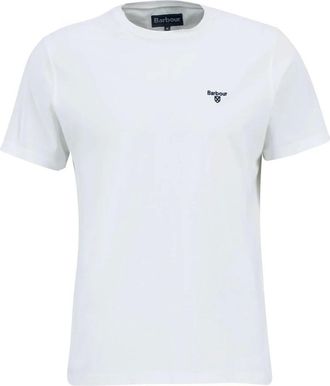 Barbour Homme, Tops, Blanc, Taille: M Essential Sports T-Shirt