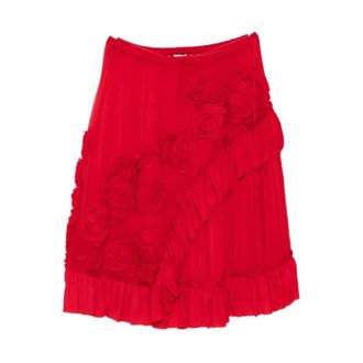 Dries Van Noten Sammy Bis Midi-Rock - - Skirts - Damen - Rot - S
