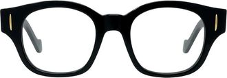 Loewe Femme, Accessoires, Noir, Taille: ONE Size Rounded Eyeglasses