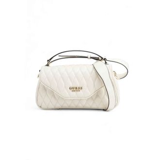 Guess Valla Quilted Handbag - - Bags - Damen - Wei&szlig; - ONE SIZE
