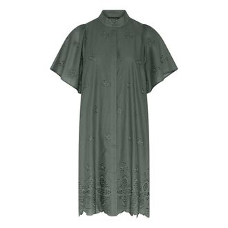 Bruuns Bazaar Hemdblusenkleider - - Dresses - Damen - Gr&uuml;n - XL