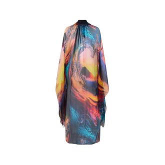 Roberto Cavalli Itaca Print Long Dress - - Dresses - Damen - Mehrfarbig - XS