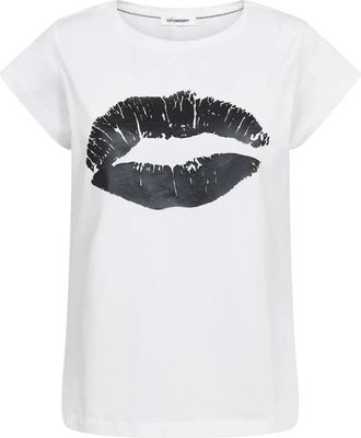 Co'Couture Femme, Tops, Blanc, Taille: 36 FR T-Chemises