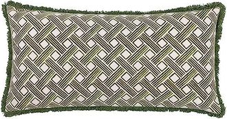 furn. Hoem Alexa Rechteckige geometrische Polyester gef&uuml;lltes Kissen gef&uuml;llt