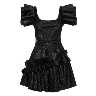 Philipp Plein Mini Kleid Sangallo - - Dresses - Damen - Schwarzk - XS