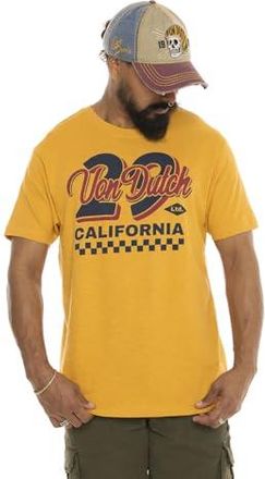 Von Dutch Tee Shirt Homme Twenty, T Shirt Homme 100% Coton, Manches Courtes & Regular Fit XL