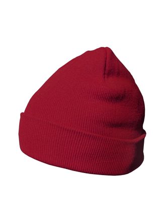 DonDon Mütze Herren Mütze Damen Wintermütze Beanie klassisches Design Bordeaux rot