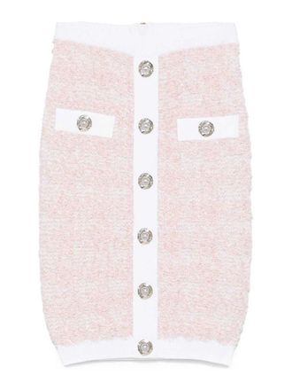 Balmain Jupe Midi - Couleur Chair