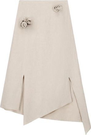 Coperni Flower Midi Skirt