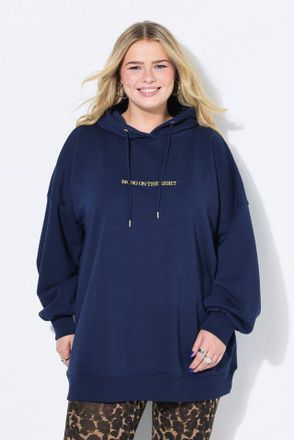 STUDIO UNTOLD Sweatshirt Hoodie oversized Glitzer-Statement Kapuze