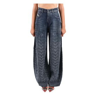 Diesel Jean Relaxed 1996 D-Sire - Femme - Jeans - Bleu - Taille: W25