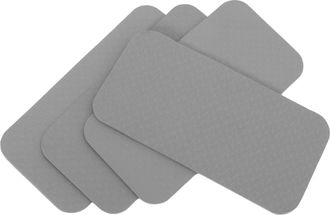 Lurrose 4 St&uuml;ck N&auml;hmaschinen Stummschaltpad rutschfeste Pedalmatte Anti Rutsch Pedalkissen Quiltmaschinen Vibrationskissen N&auml;hmaschinen Vibrationsd&auml;mpfer Zube