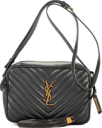 Saint Laurent Crossbody Bags - Lou Camera - Gr. unisize - in Dunkelgrau - für Damen
