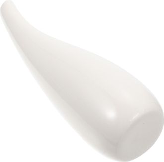 Hemobllo Keramikvase f&uuml;r Trockenblumen Kompakte Kleiner Blumenvase Dekorative Vase f&uuml;r Zuhause und B&uuml;ro Wei&szlig;e Vase mit Glatter Oberfl&auml;che