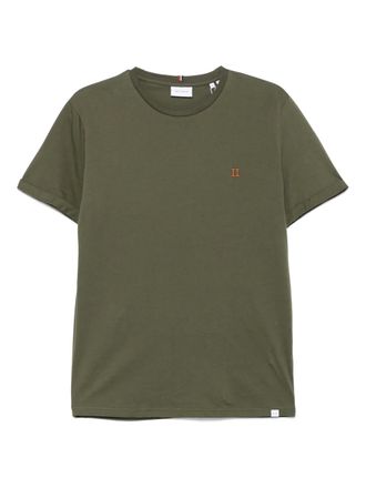Les Deux Klassisches T-Shirt - Gr&uuml;n