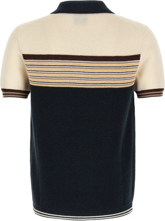 Casablanca Color-Block Cotton-Wool Polo Shirt - Multicolor