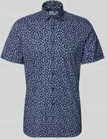 Olymp Level 5 Slim Fit Freizeithemd mit floralem Allover-Print