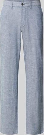 Christian Berg Wide Fit Hose aus Leinen-Viskose-Mix mit Eingrifftaschen
