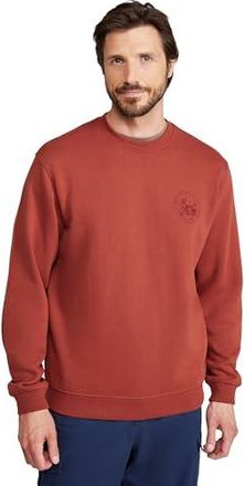 Mountain Warehouse Circle Mountain Sweat-shirt à col rond, rouille, 4XL Grande taille