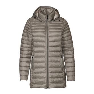 Danwear Gepolsterte Daunenjacke Gr&uuml;n/Sand - - Jackets - Damen - Gr&uuml;n - 3XL