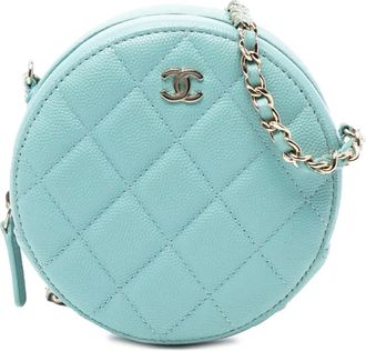 Chanel sac à bandoulière matelassée (2019) - Bleu
