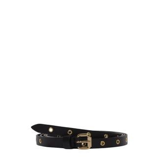 Orciani G&uuml;rtel aus Leder- Wickeloptik- mit Nieten und &Ouml;sen - - Accessories - Damen - Schwarzk - 80 CM
