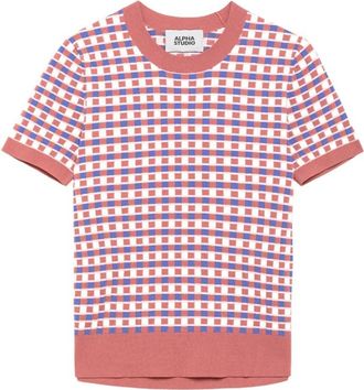 Alpha Studio Femme, Pulls, Multicolore, Taille: 42 FR Maglia Girocollo M/Manica