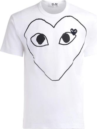 Comme Des Gar&ccedil;ons Homme, Tops, Blanc, Taille: M Play T-Shirt