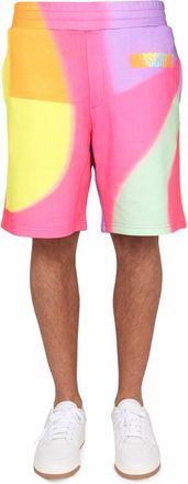 Moschino Cotton Sweatshirt Bermuda Shorts - Multicolor