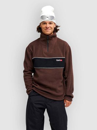 Quiksilver Yg Cruz Polar Half-Zip Pull polaire marron