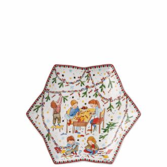 Hutschenreuther Sammelkollektion 2024 Weihnachtsleuchten Sternschale 24cm