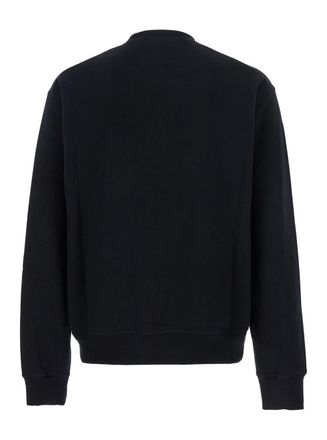 Dsquared2 Mens Ducati X D2 Black Sweatshirt With Logo Cotton Sweatshirts Sweater
